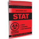 6" x 9" STAT 3 Wall Specimen Transport Zipper Locking Bag Tear Feature