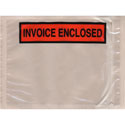 4.5" x 6" INVOICE ENCLOSED Packing List Panel Back Loading Packing Envelope