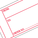 Order Number Shipping Label