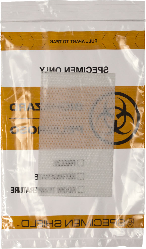 6" x 9" Absorbent Specimen Shield Biohazard Bags