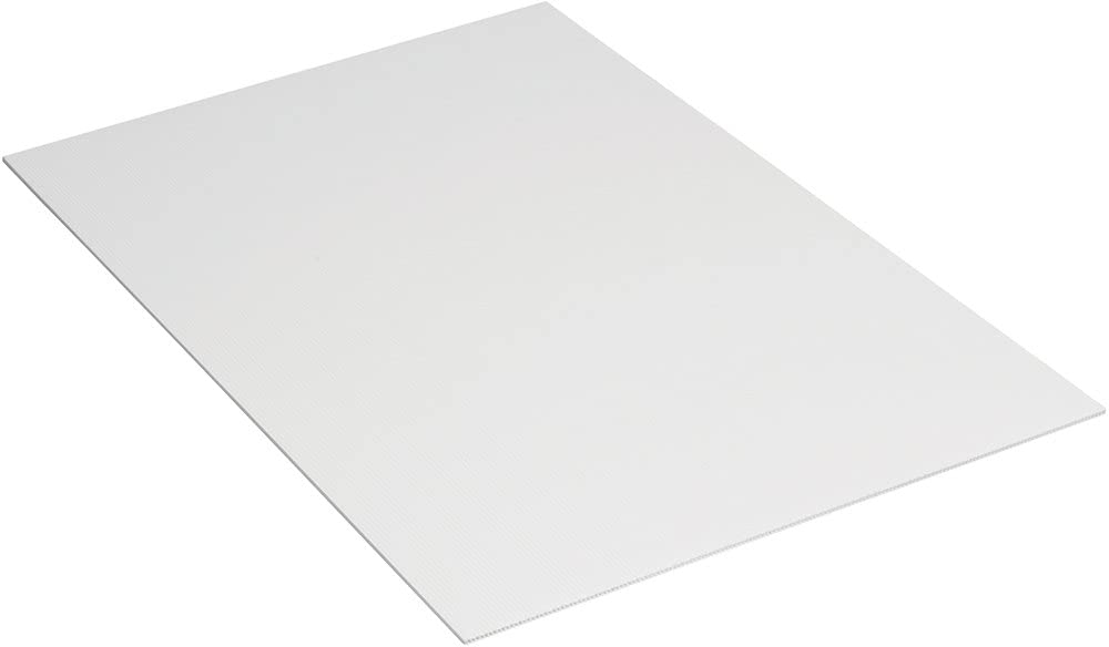 24" x 36" White Plastic Sheets