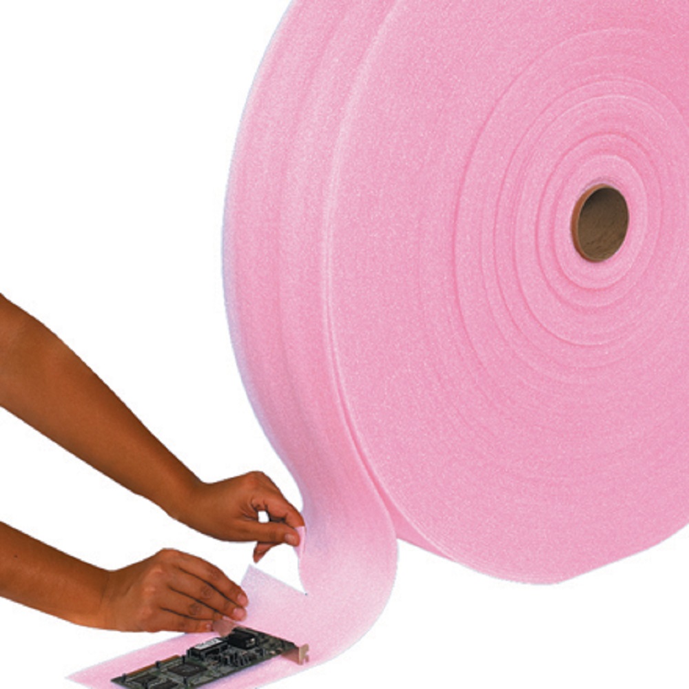 12" x 550' Perforated Anti-Static Packing Foam Rolls