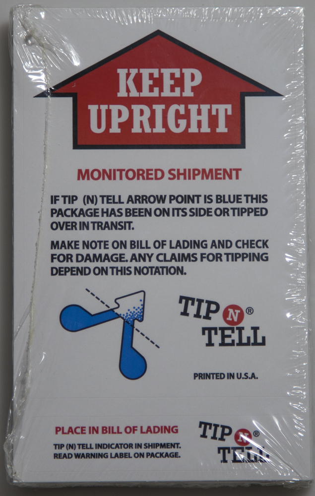 Tip-N-Tell Indicators - Tip-N-Tell Damage Indicators