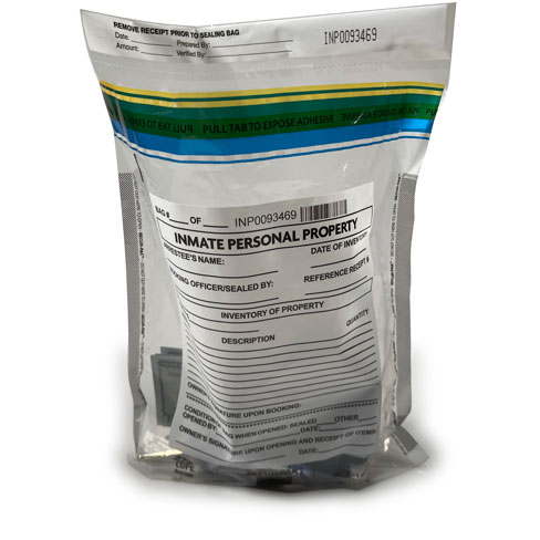Plastic Inmate Property Bag 9x12 Secur-Pak
