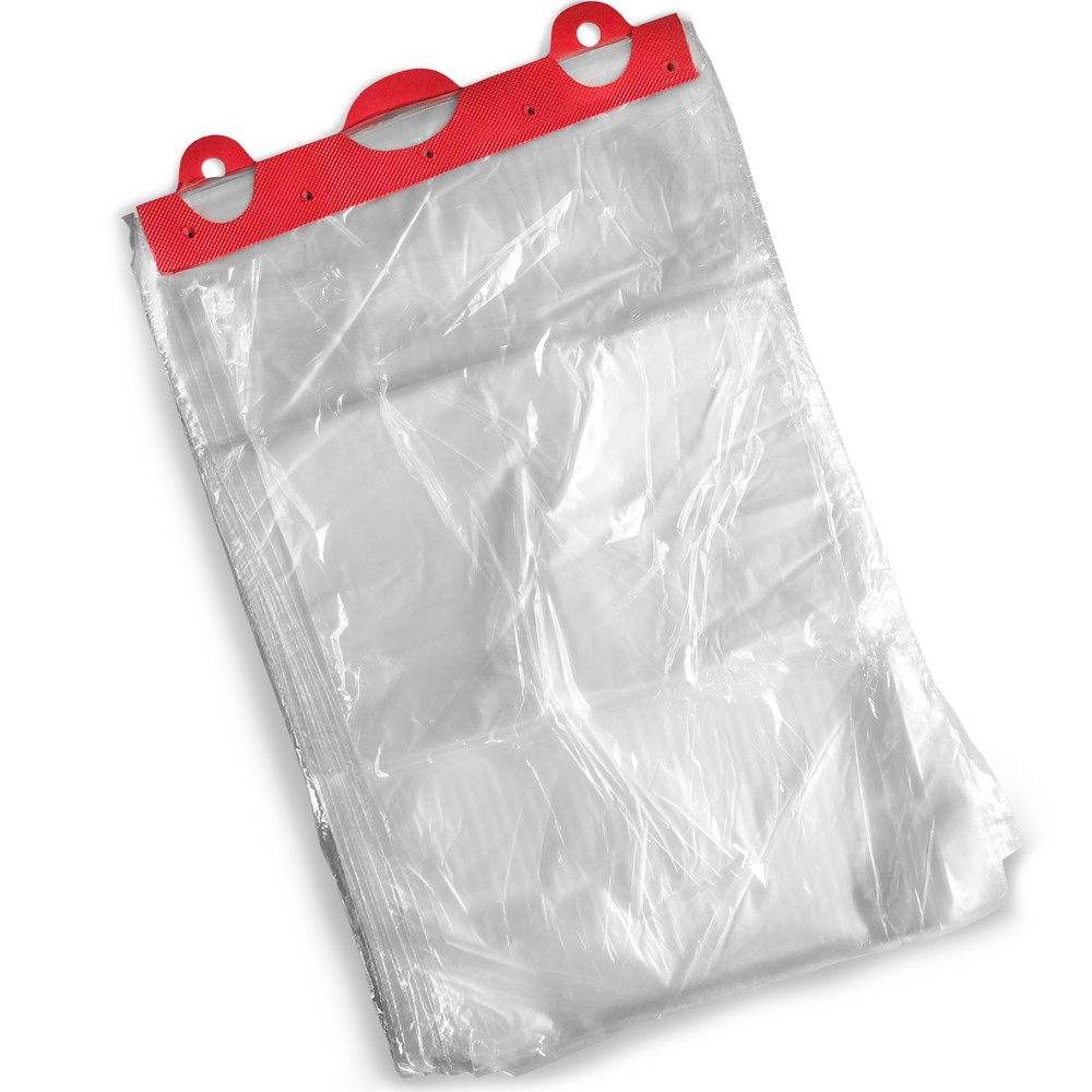 12" x 17" Plain Produce Bags on Header