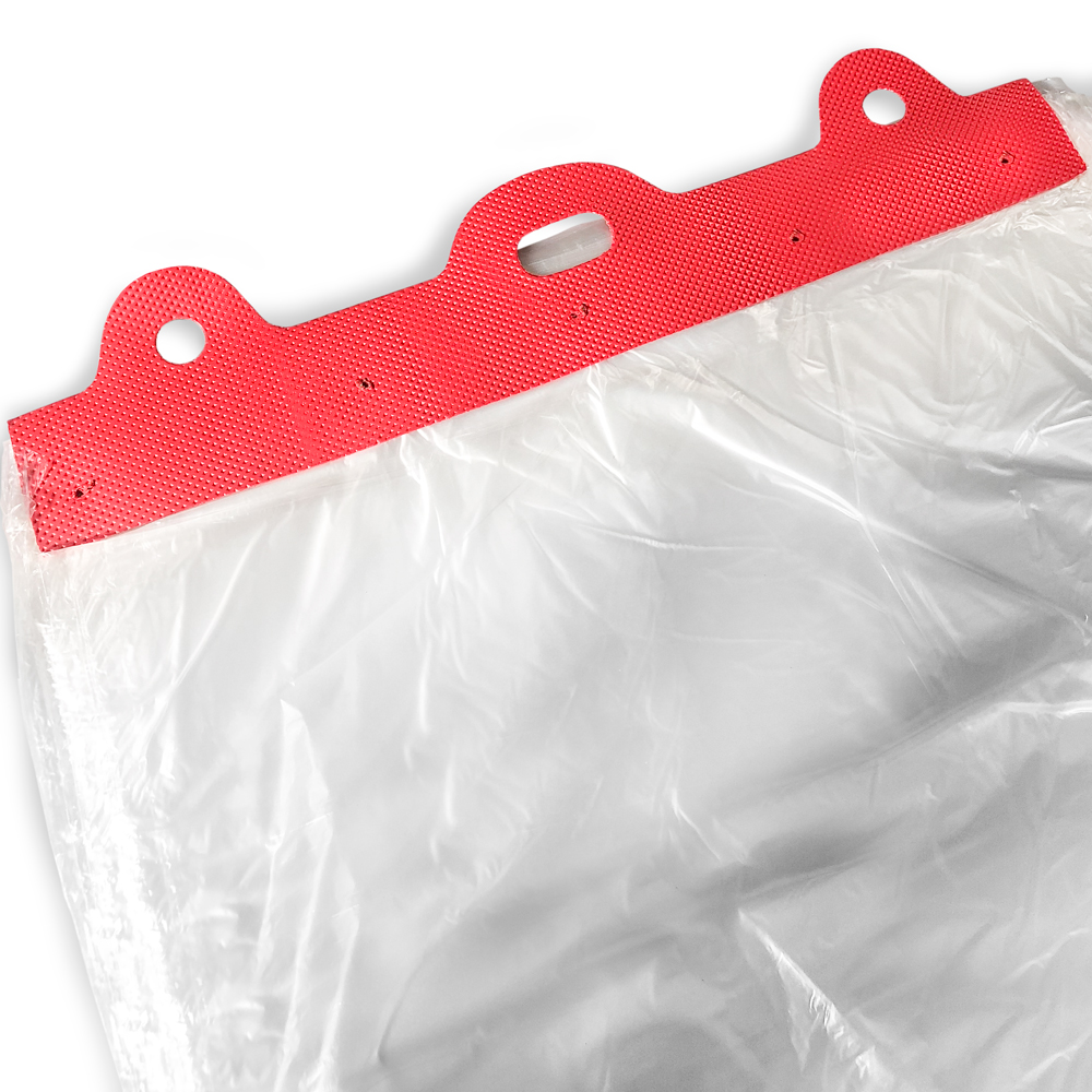 12" x 17" Plain Produce Bags on Header