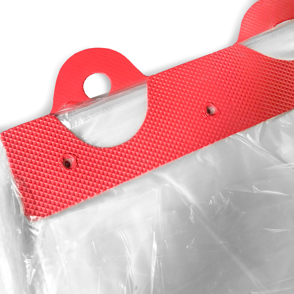 12" x 17" Plain Produce Bags on Header