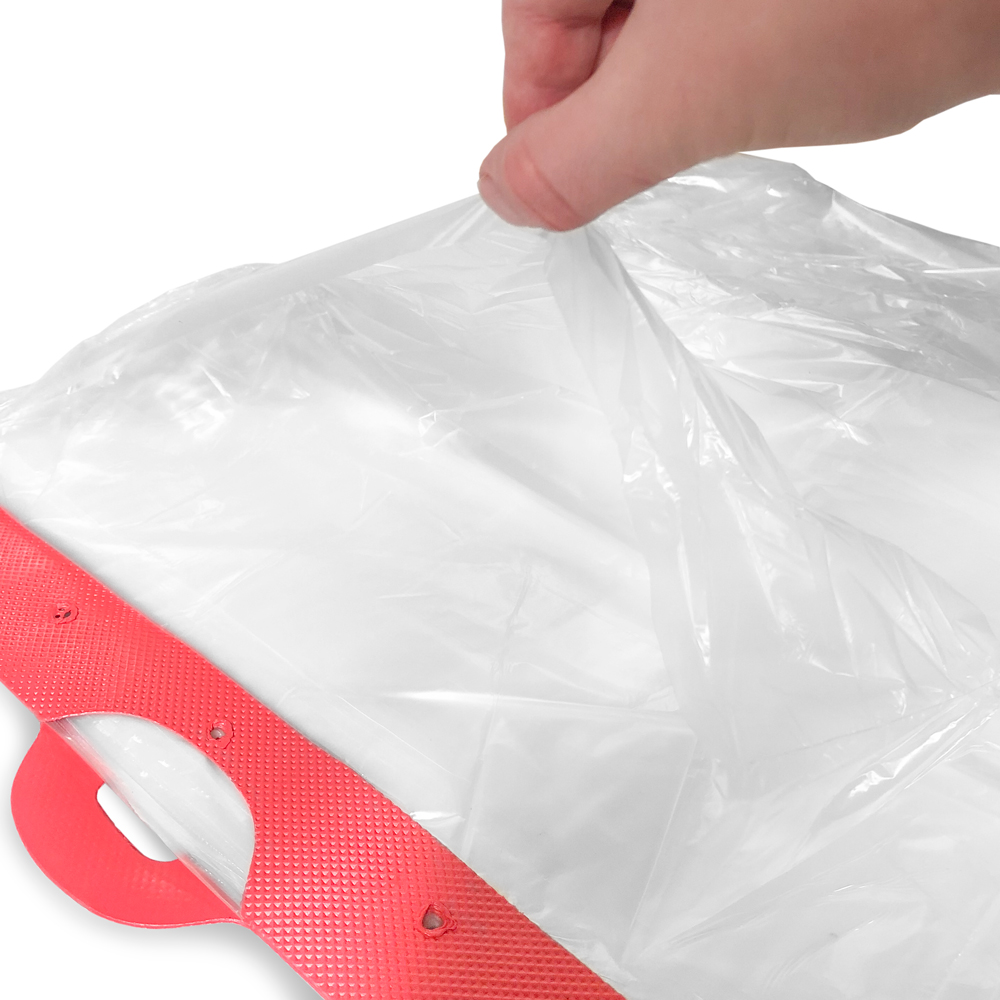 12" x 17" Plain Produce Bags on Header