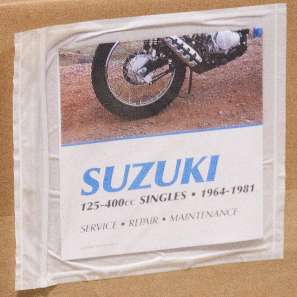 6" x 6" Adhesive Backed Reclosable Zipper Locking Envelope