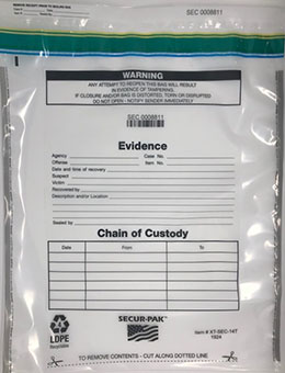 Plastic Evidence Bags 19 x 24 Secur-Pak