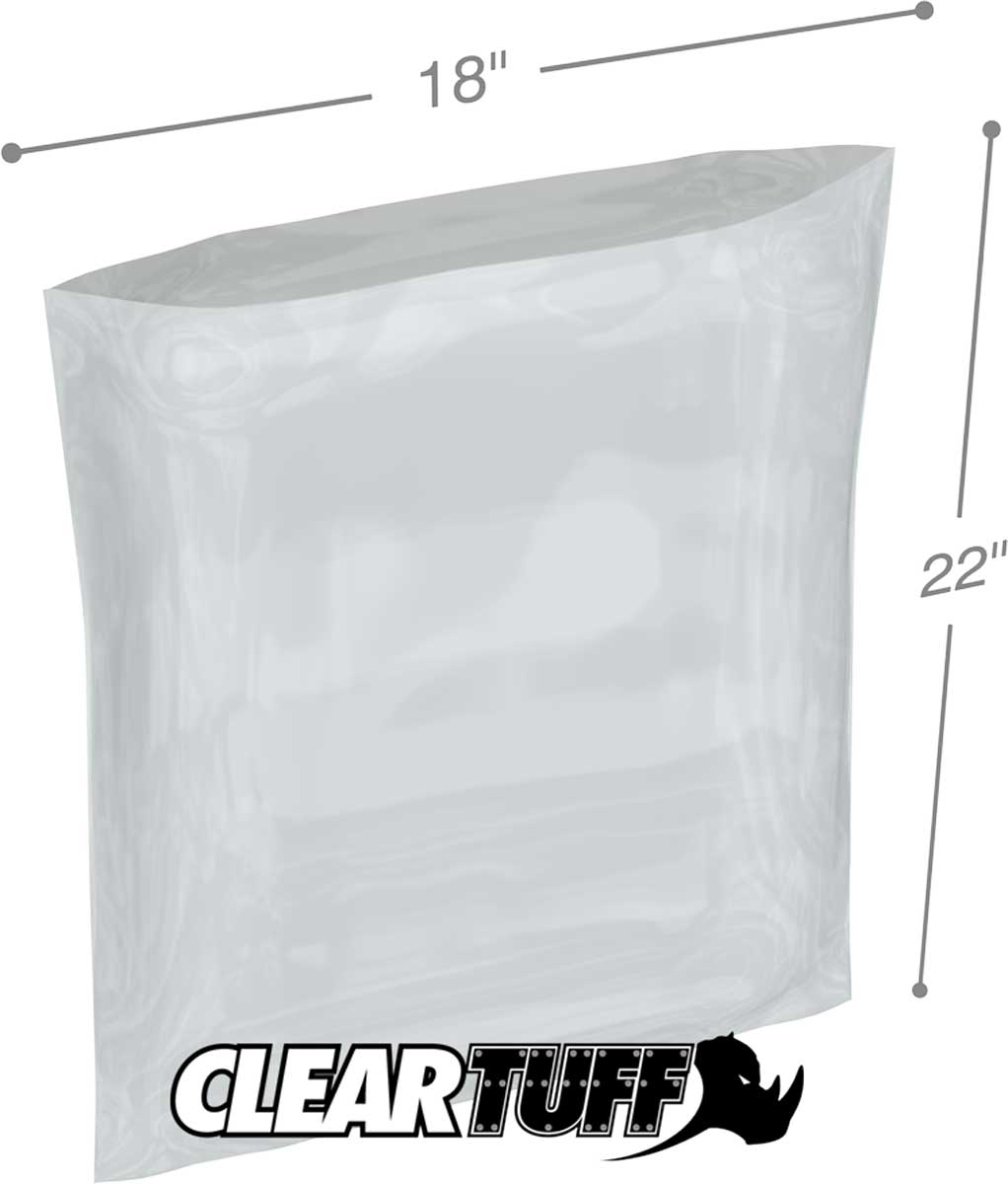 18" x 22" 6 Mil Poly Bags