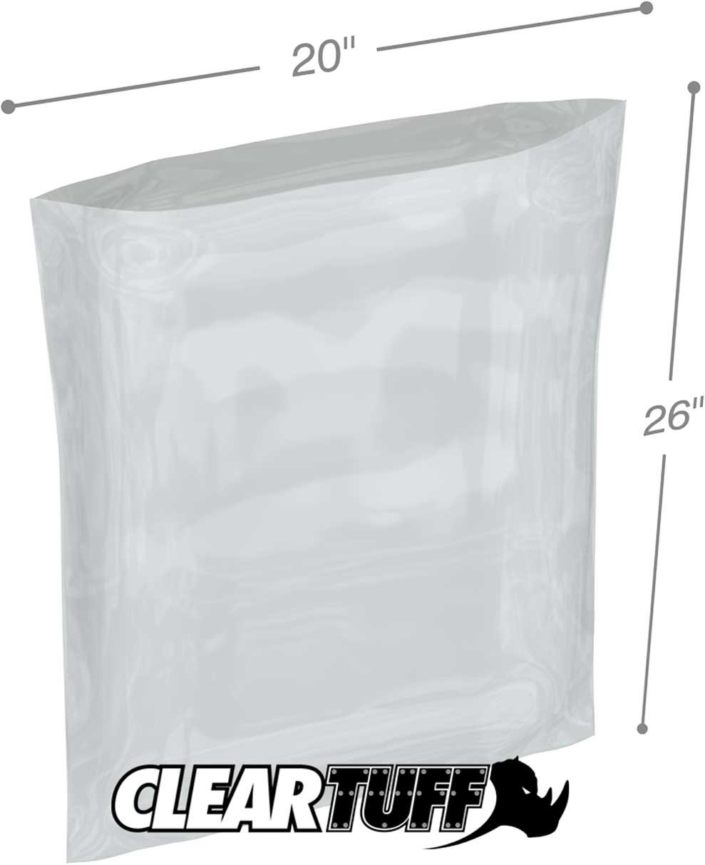 20" x 26" 6 Mil Poly Bags