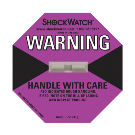 L-55 ShockWatch Label 37G (Purple)