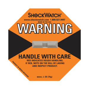 L-35 ShockWatch Label 75G (Orange)
