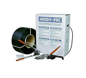 1/2" x 9000' Complete Plastic Strapping Kit with Metal Seals