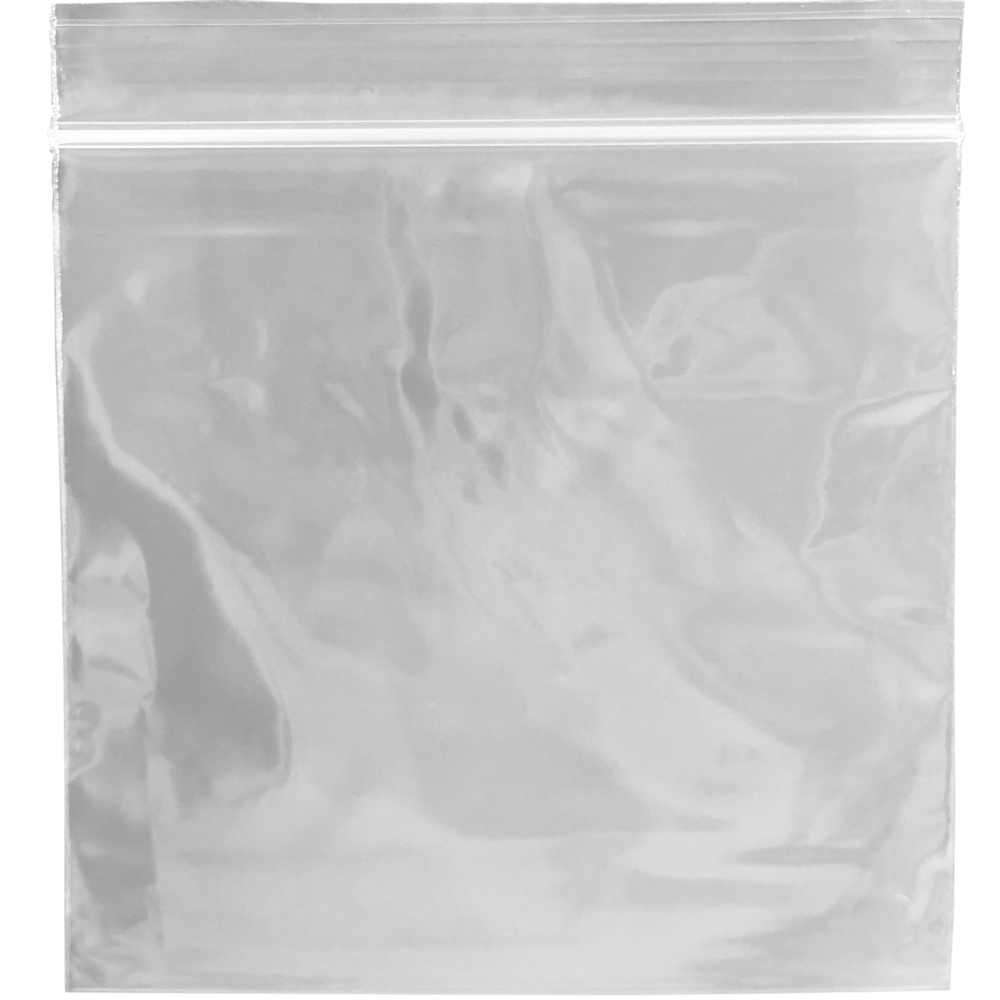 4" x 4" Zip Locking Bags 2 Mil - Clearzip
