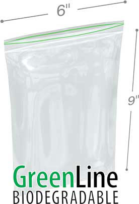 6" x 9" 2 Mil Biodegradable Resealable Bags - Wholesale Prices